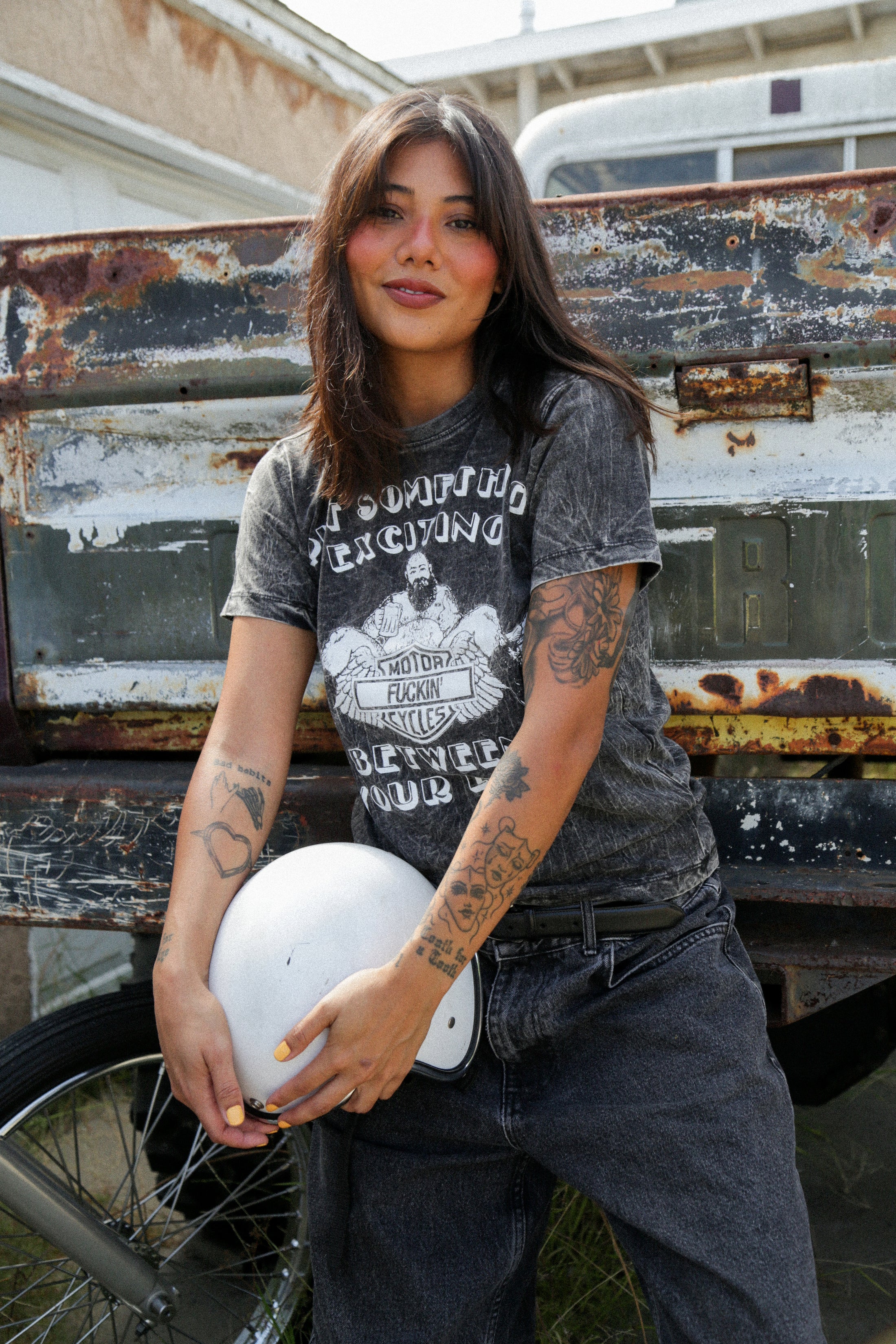 "Put Something Exciting Between Your Legs" Tee – AXEL CO