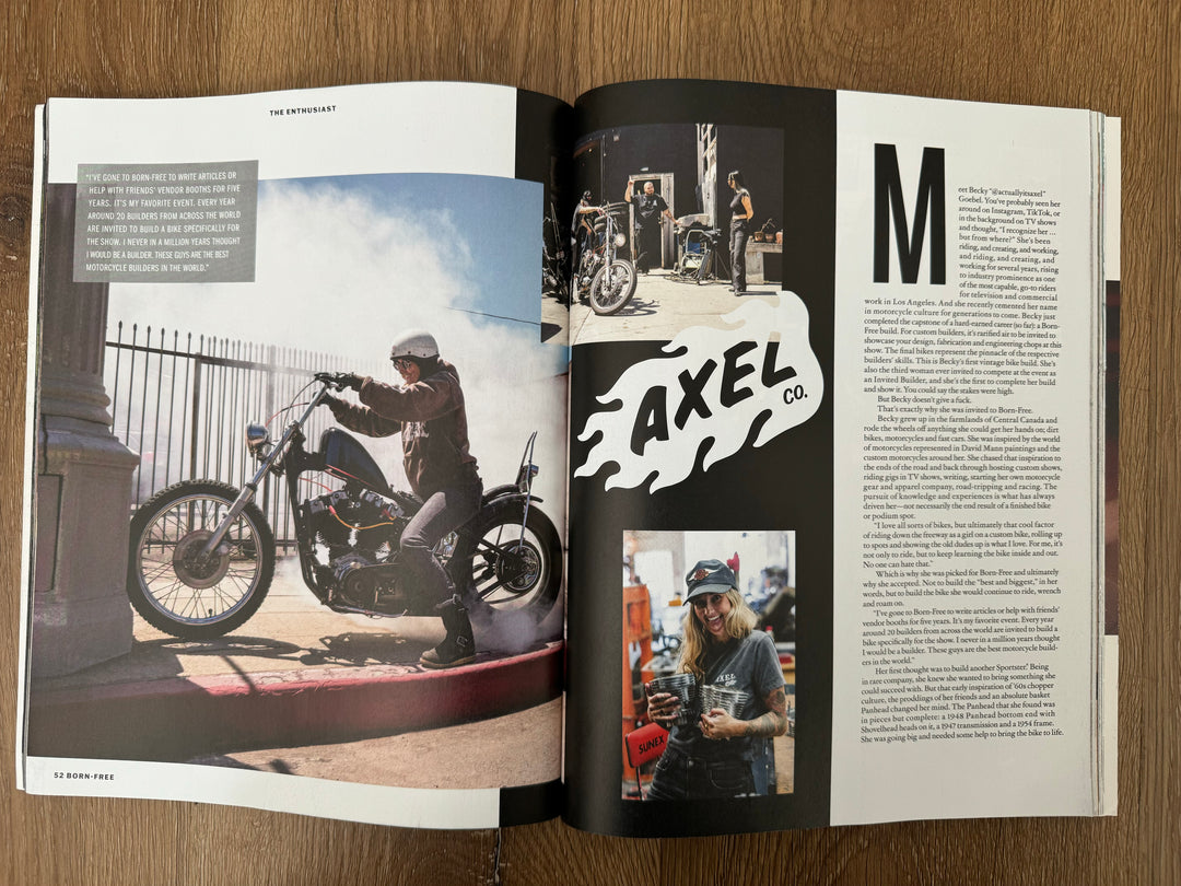 About AXEL CO. | Becky Goebel’s Motorcycle Revolution